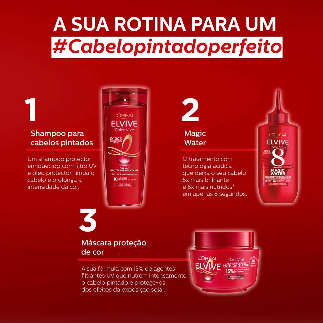 Elvive Color Vive Magic Water - tratamento capilar | L'Oréal Paris