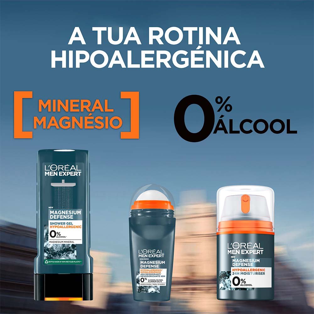Creme de rosto para Homem Magnesium Defense | L'Oréal Paris
